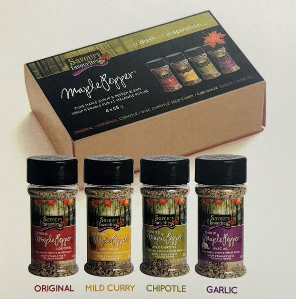 Savoury Favourites - Maple Pepper Seasoning Box Set | Fisherman's Market